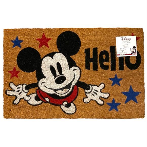 Disney | Accents | Disneys Mickey Mouse Hello Outdoor Mat | Poshmark